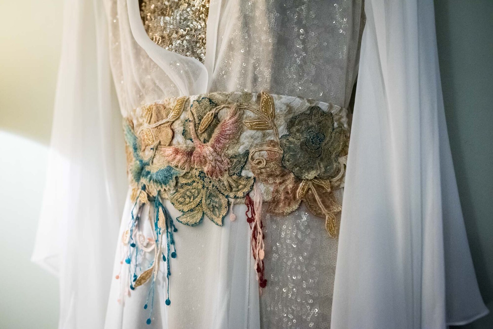 Bespoke Floral Belt Colourful Wedding Belt Embroidered and - Etsy