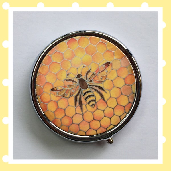 Bee Pill Box - Etsy