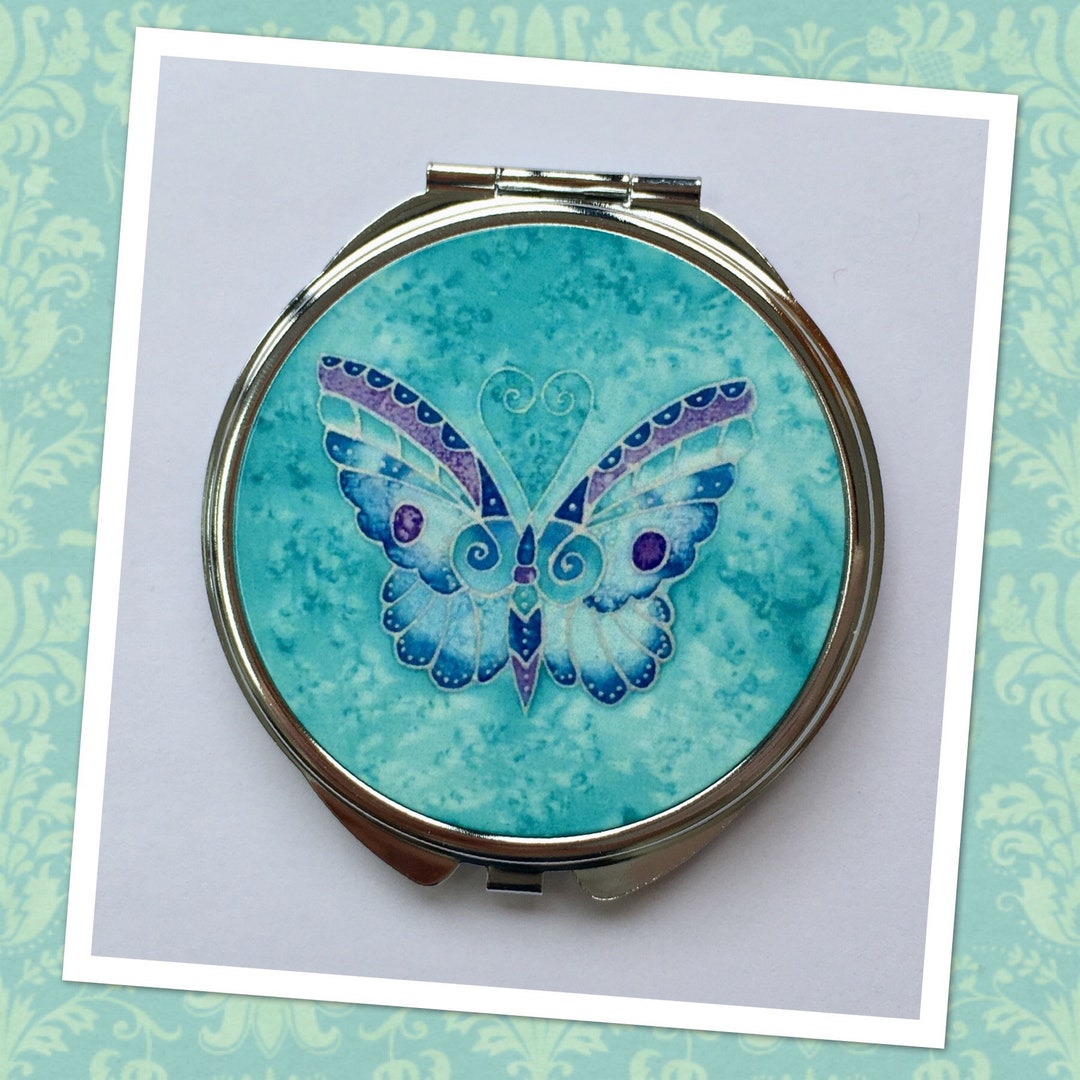 Butterfly Compact Mirror Butterfly Gifts Handbag Mirror - Etsy UK