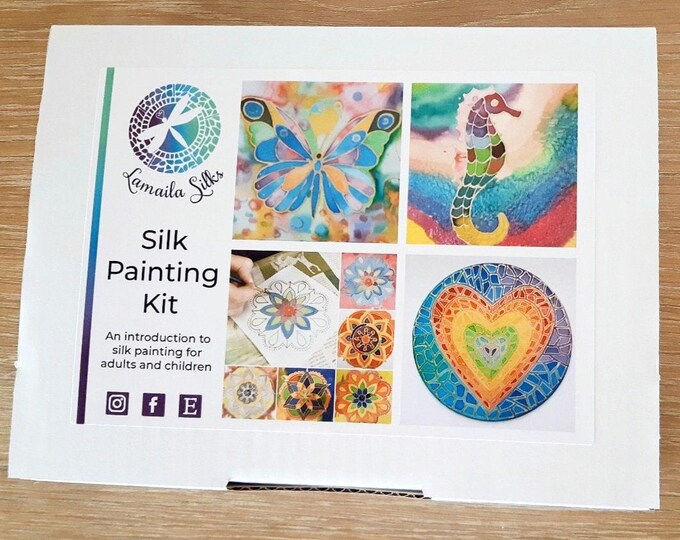 Beginners Silk Painting Kit - Introduction for Children and Adults (pre ...