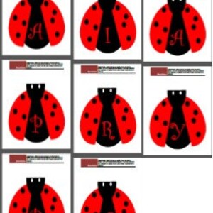 Ladybug Happy Birthday Banner Digital Party Printable - Instant ...