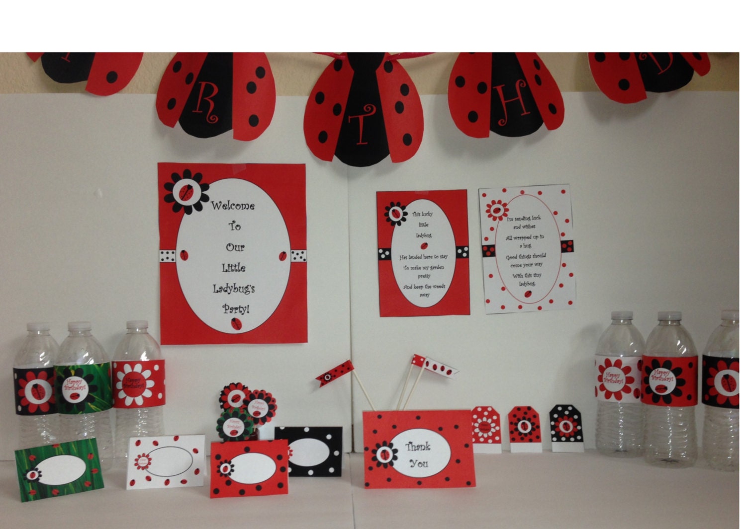 Ladybug Party Digital Printables - Instant Download - Etsy
