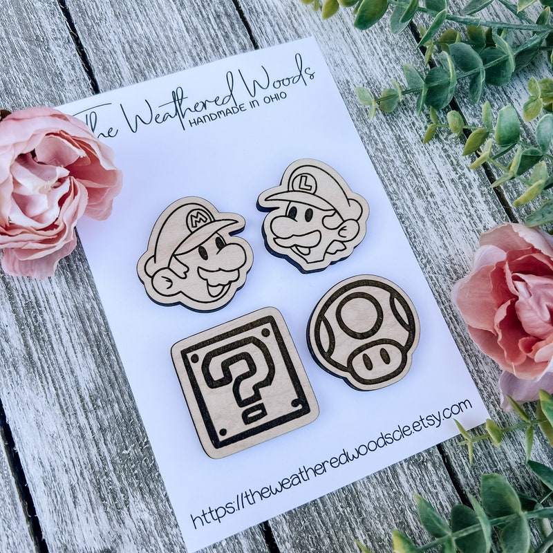 Super Mario Magnets - Etsy