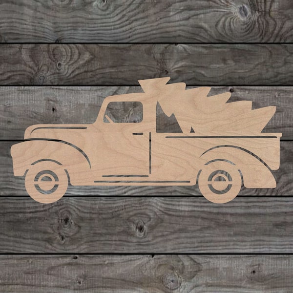 Truck With Tree - Etsy