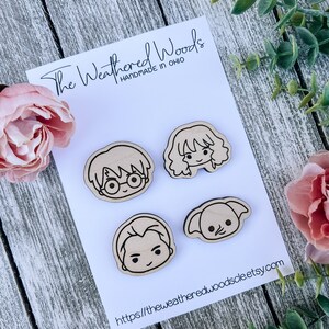 Harry Potter Character Magnets HP Magnet Set Harry Potter - Etsy