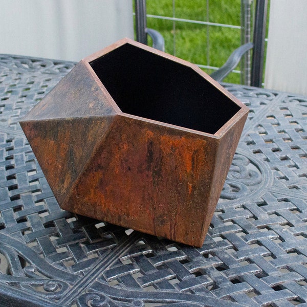 Geometric Planter - Etsy