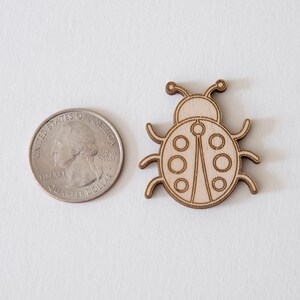 Wooden Ladybugs, Custom Critters, Laser Cut Craft Supplies - Unfinished ...