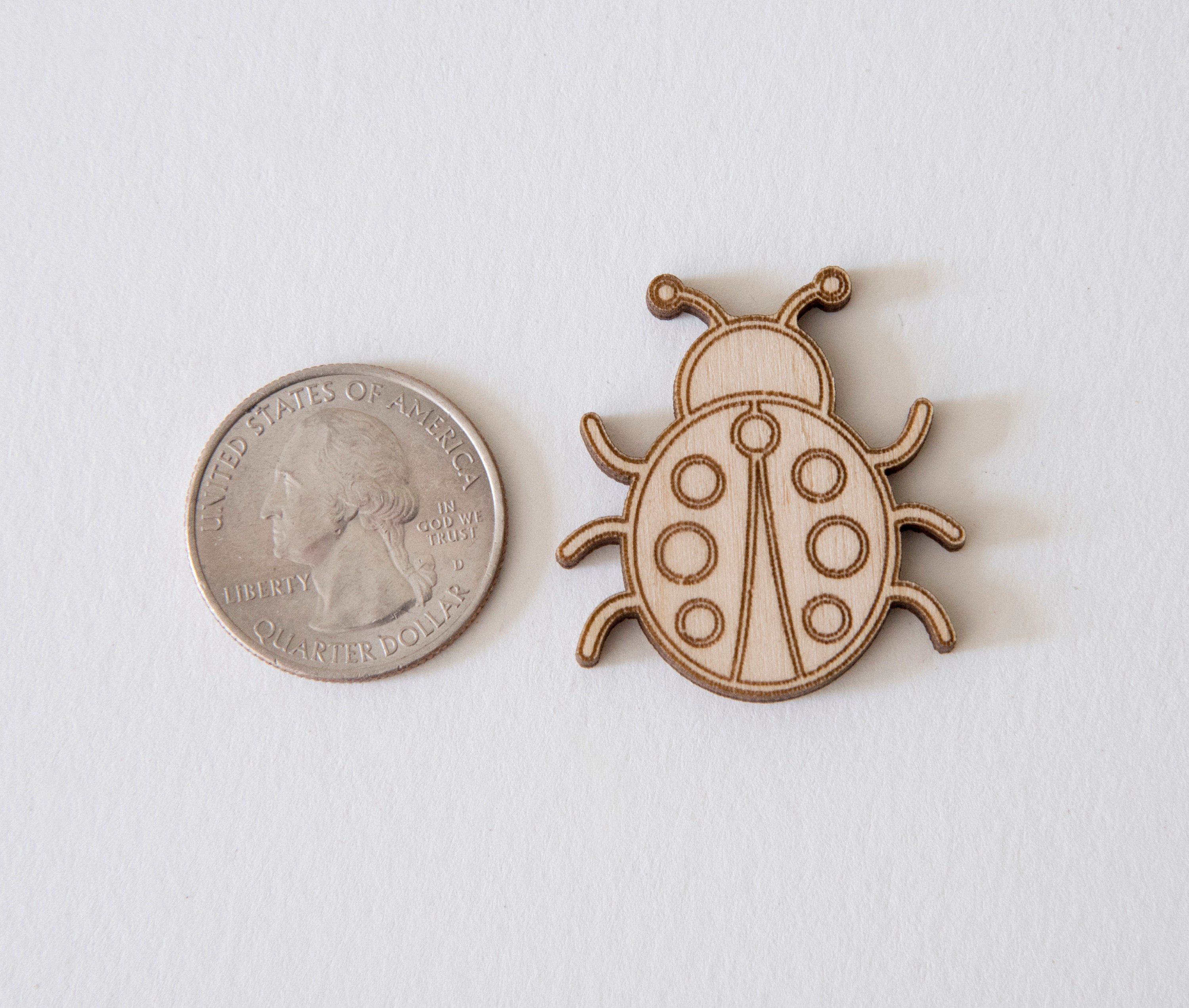 Laser Cut Baltic Birch Ladybugs, Unfinished Wood Craft Supplies - Etsy