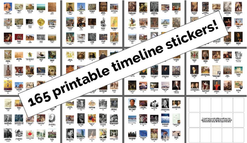 CC Foundations Timeline Stickers - Etsy