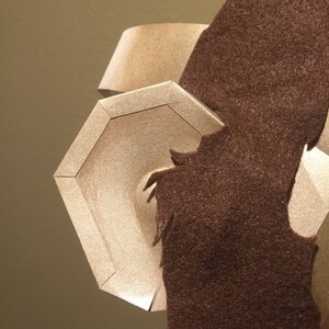 Paper Monkey Mask With Articulating Mouth DIY Papercraft Mask Plans ...