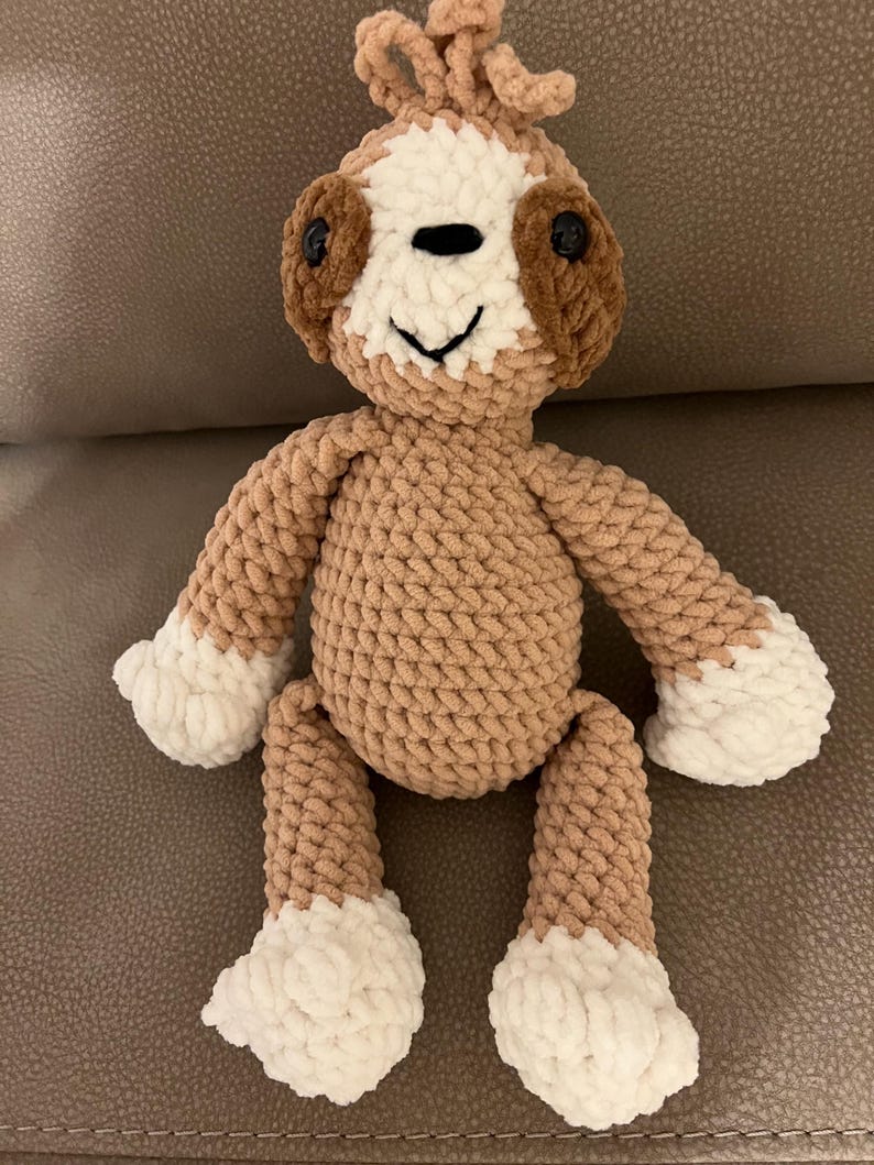 Crochet Amigurumi Sloth - Etsy
