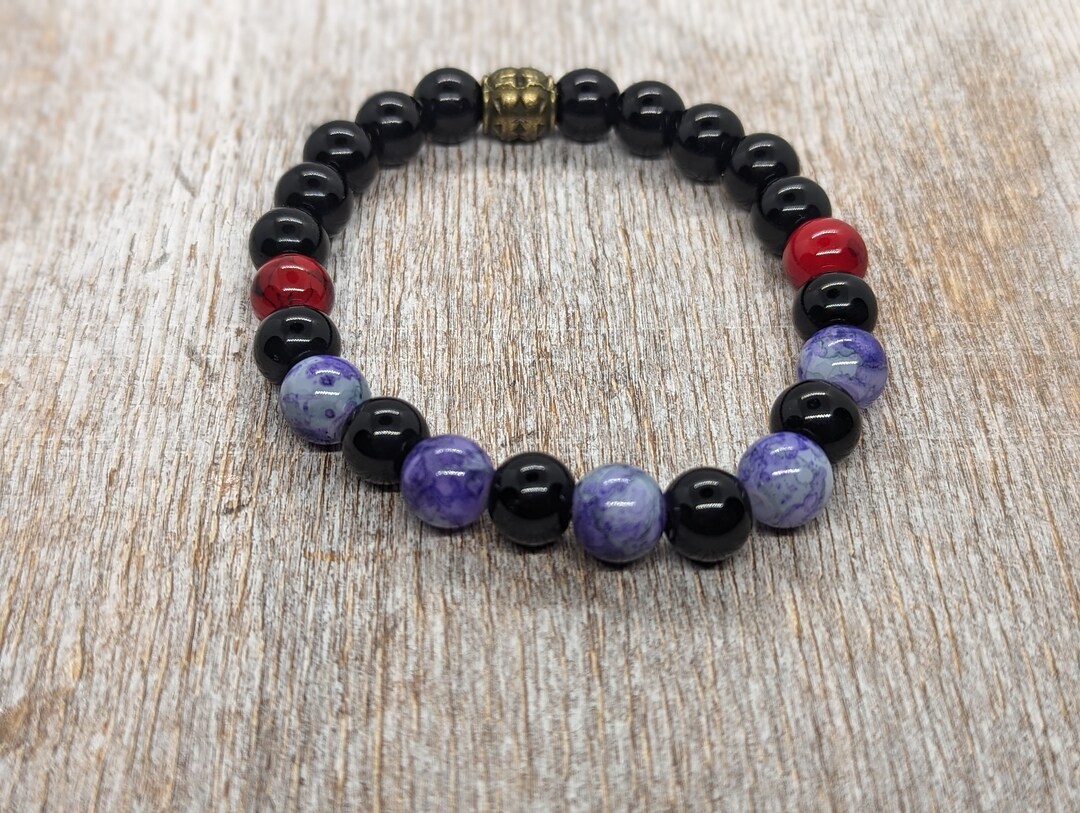 Handmade Overwatch Inspired Widowmaker Stretch Bracelet Size 6in. - Etsy