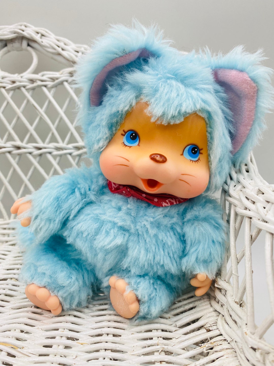 Adorable Nyamy Monchhichi Monchichi Cat/kitten 18cm 7,1 Felina With ...