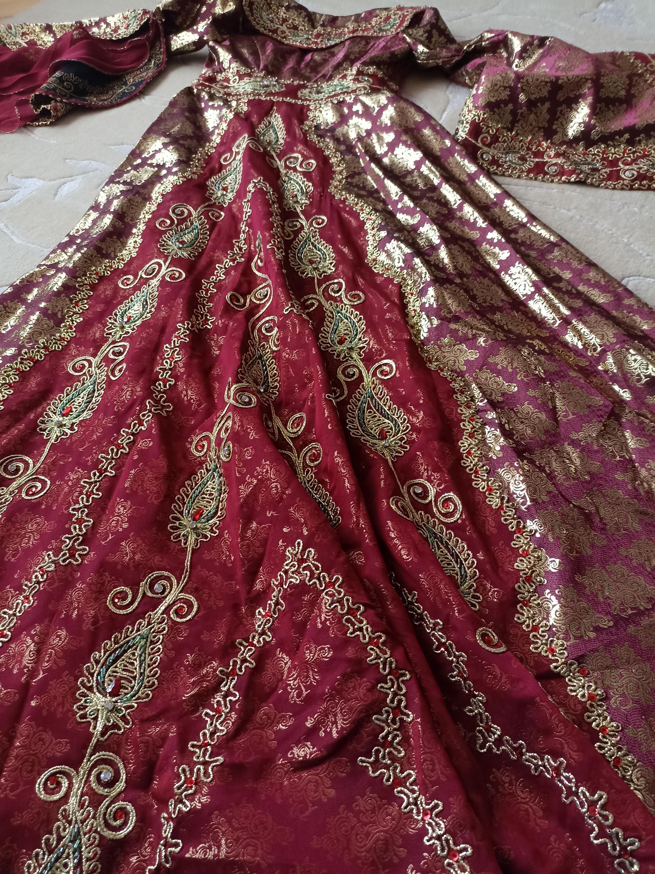 Ottoman Embroidered Medieval Dress 6, 8 Usa Recycled Elven Gown,evening ...