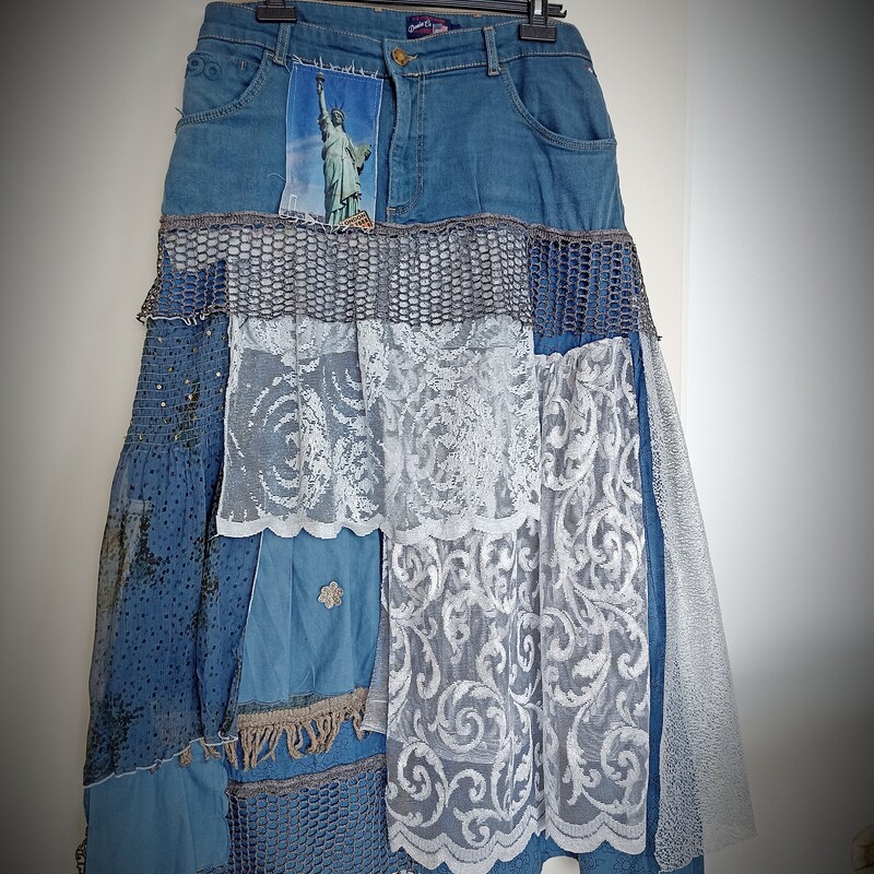 Tattered Skirt - Etsy