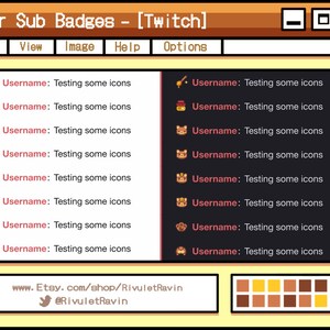 Bear Sub Badges - [twitch] - Etsy