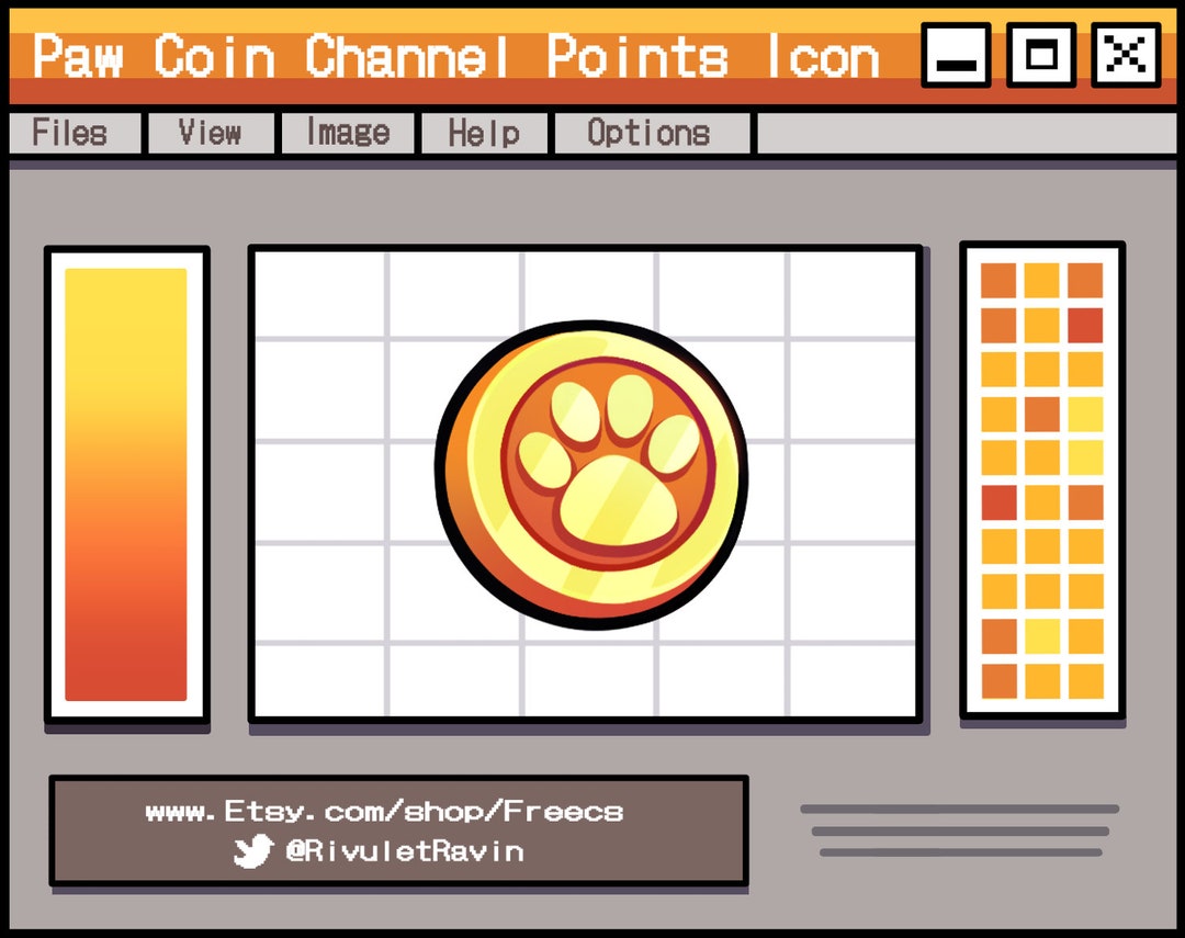 Paw Coin Channel Points Icon- [twitch] - Etsy