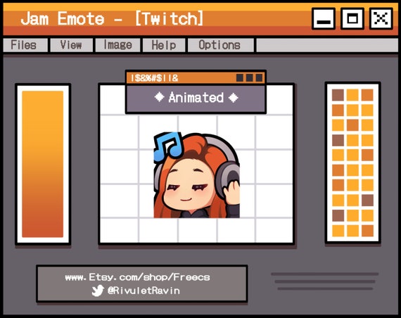 Jam Emote / Red Hair animated - Etsy