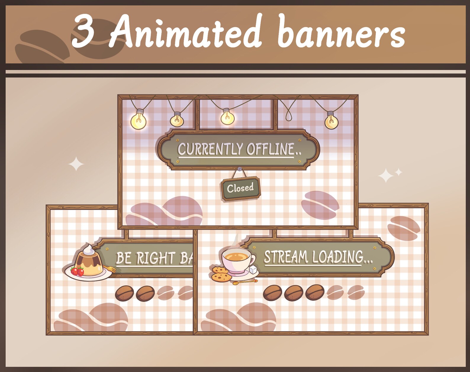 Café Stream Pack twitch - Etsy