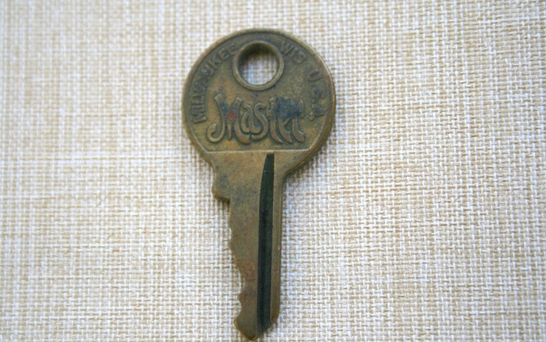 Old Master Lock Ornate Embossed Brass Keys, Art Supplies - Etsy