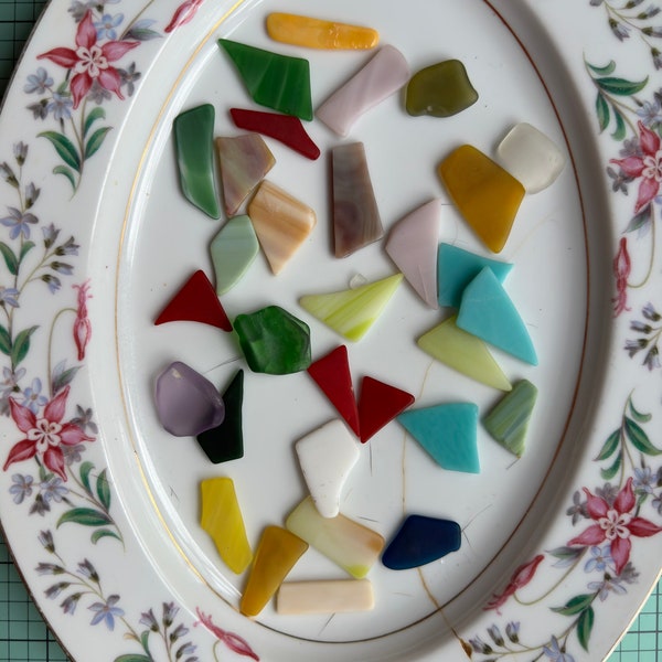 Tumbled Glass - Etsy