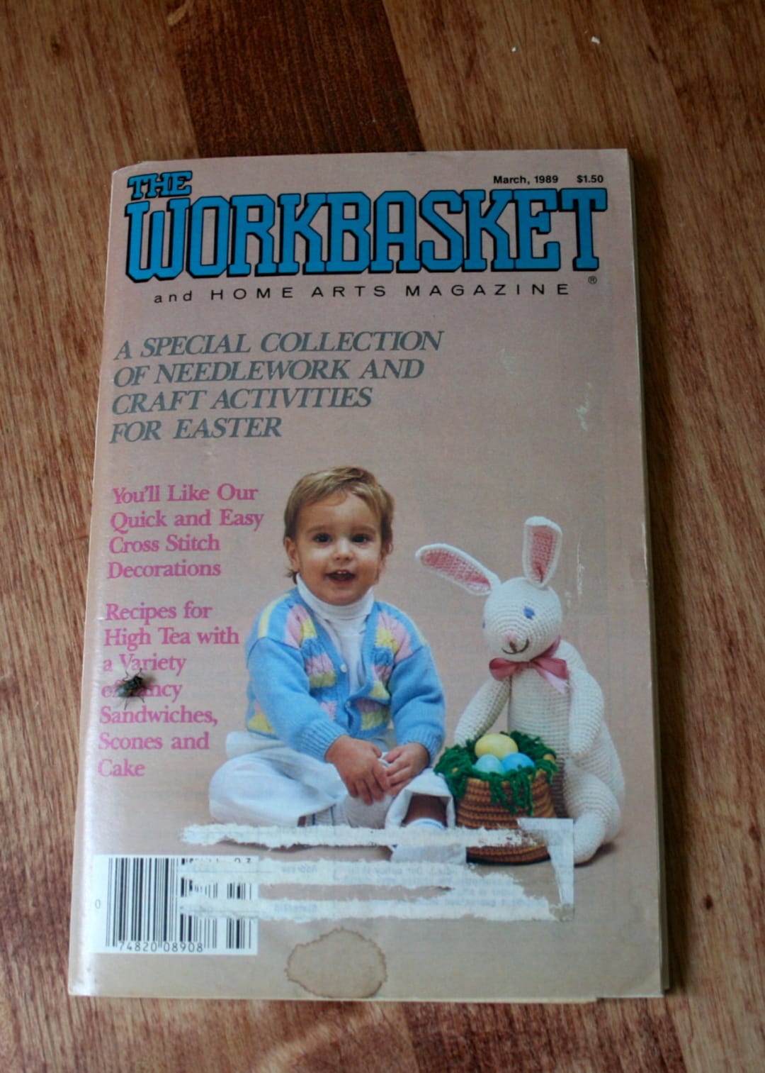 The Workbasket and Home Arts Magazine, March 1989, - Etsy