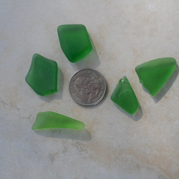 Green Tumbled Glass - Etsy