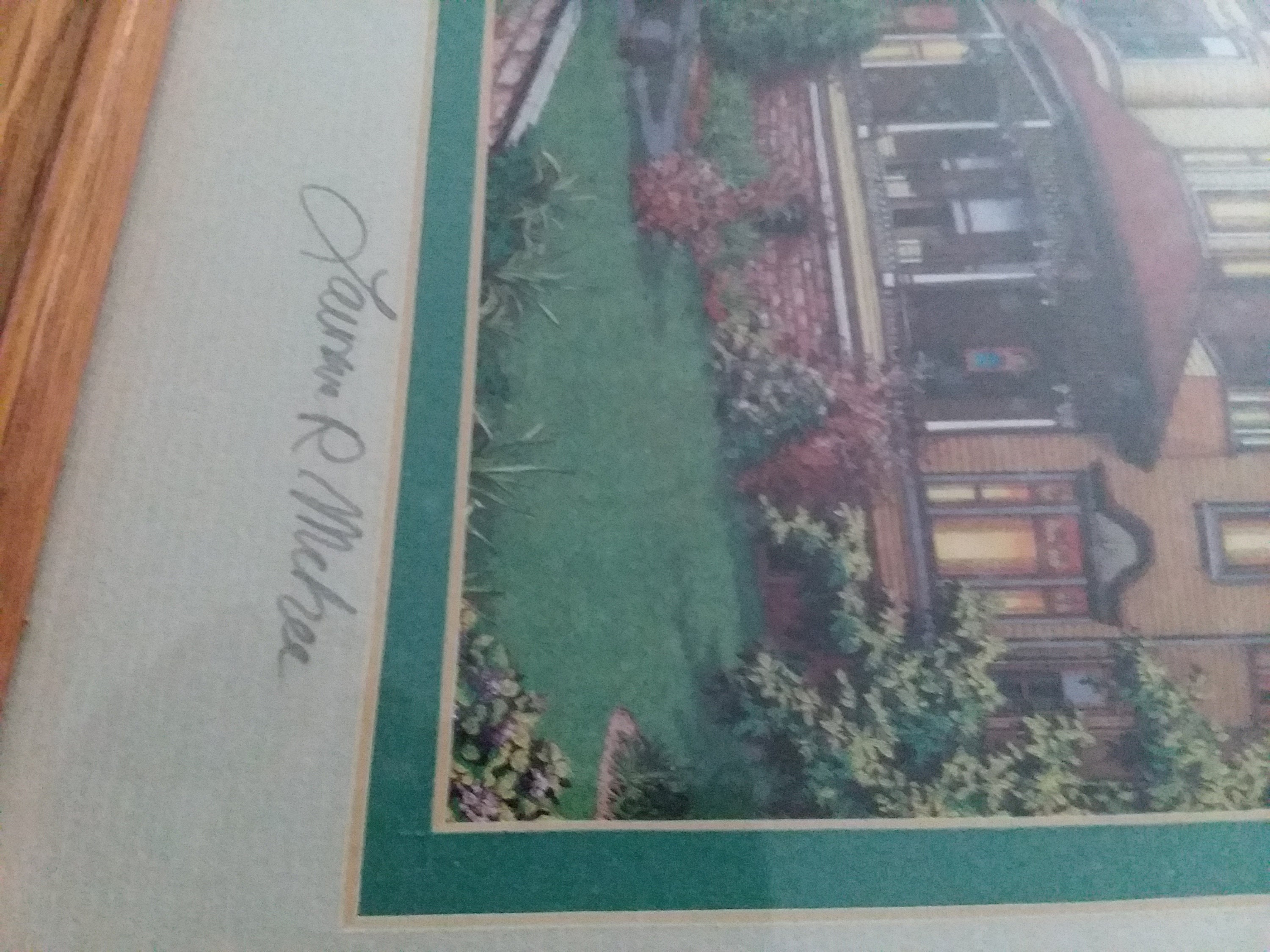 Art Print Queen Ann Victorian House by Lawrence R Mckee | Etsy