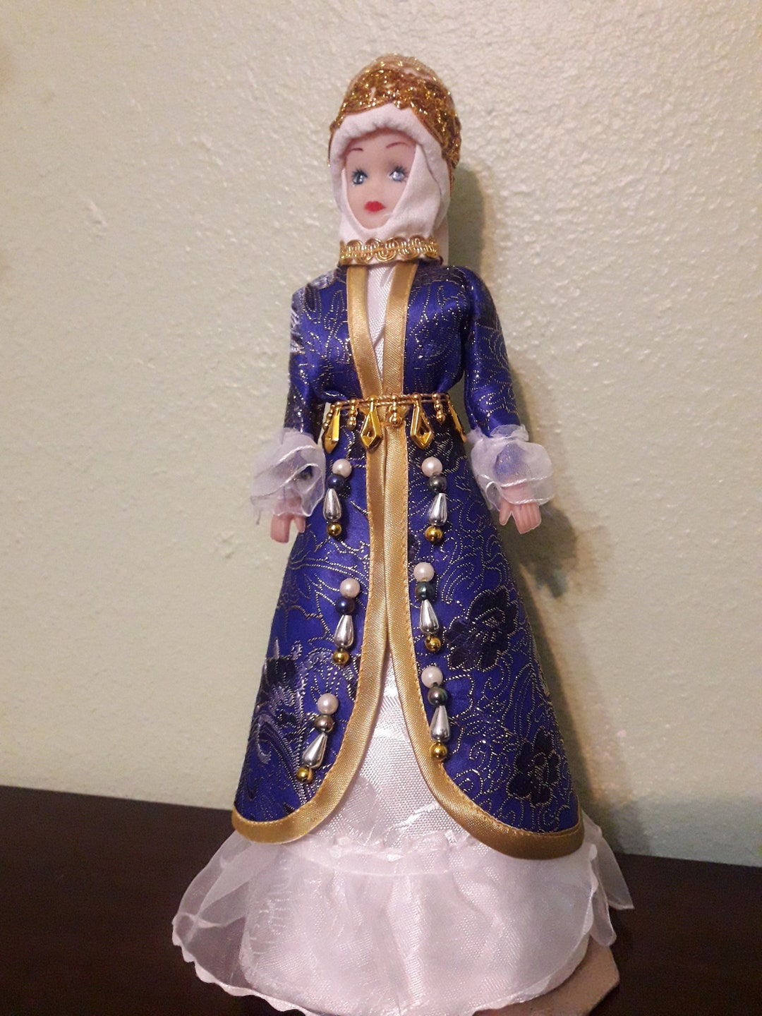 Handmade Doll Souvenir Eastern European Folk Art Traditional Clothing ...