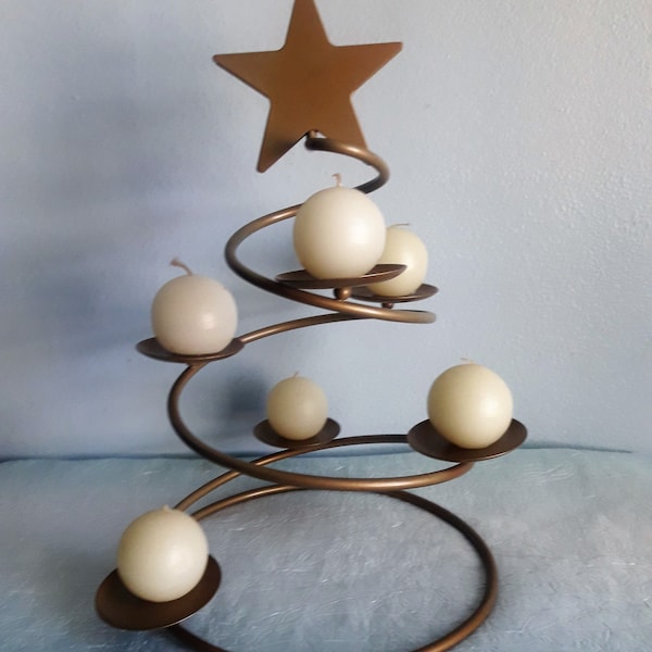 Metal Spiral Ornament Tree - Etsy