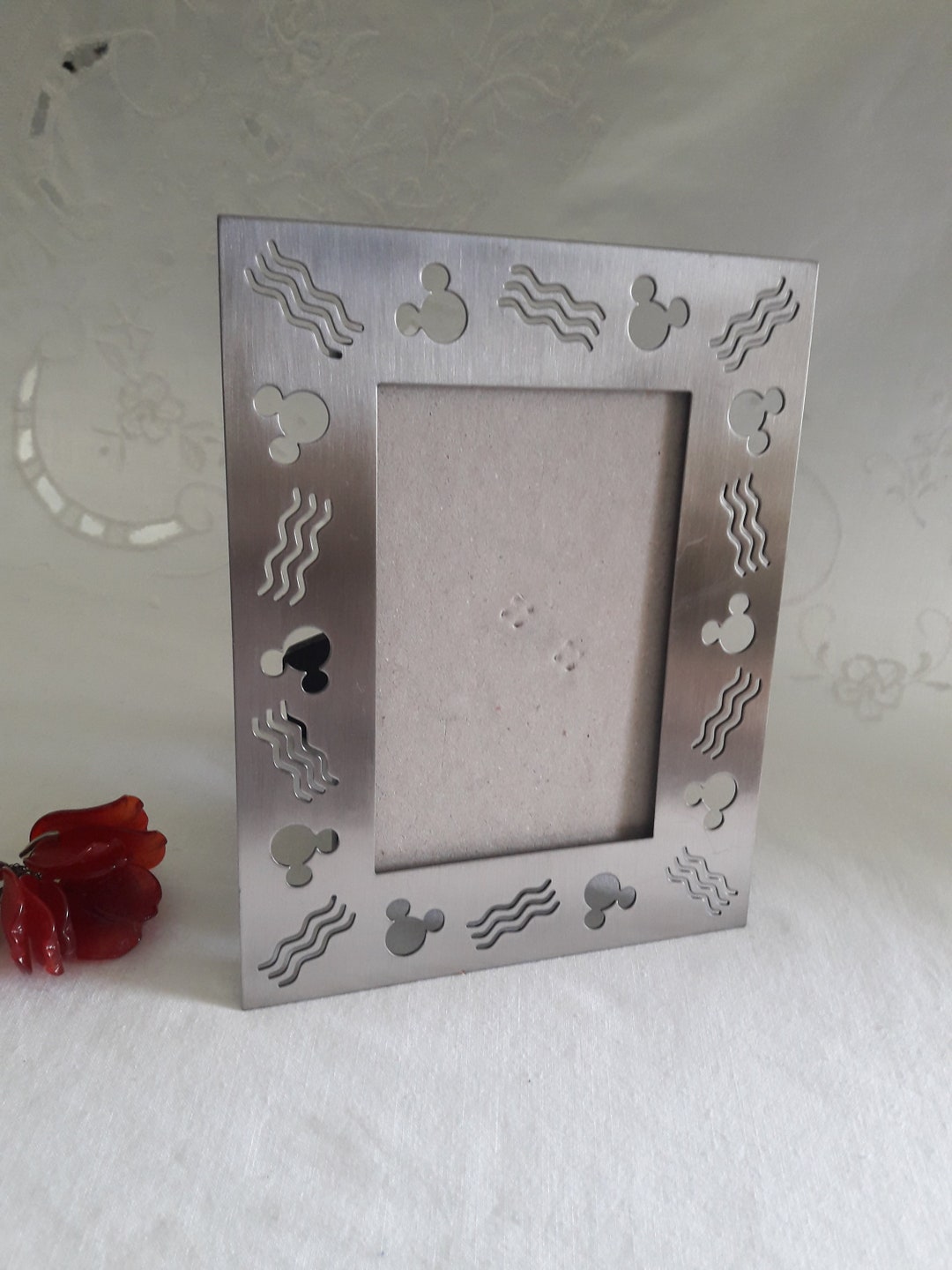Disney Mickey Mouse Metal Picture Frame Tabletop Silhouette Photo Frame ...