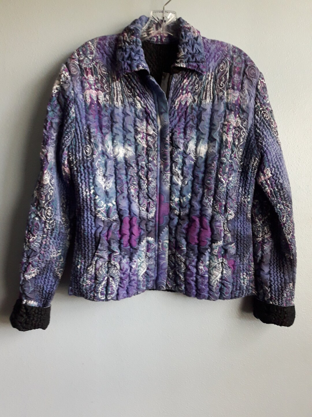 UBU Reversible Multi-color Cardigan Jacket Long Sleeve Full - Etsy