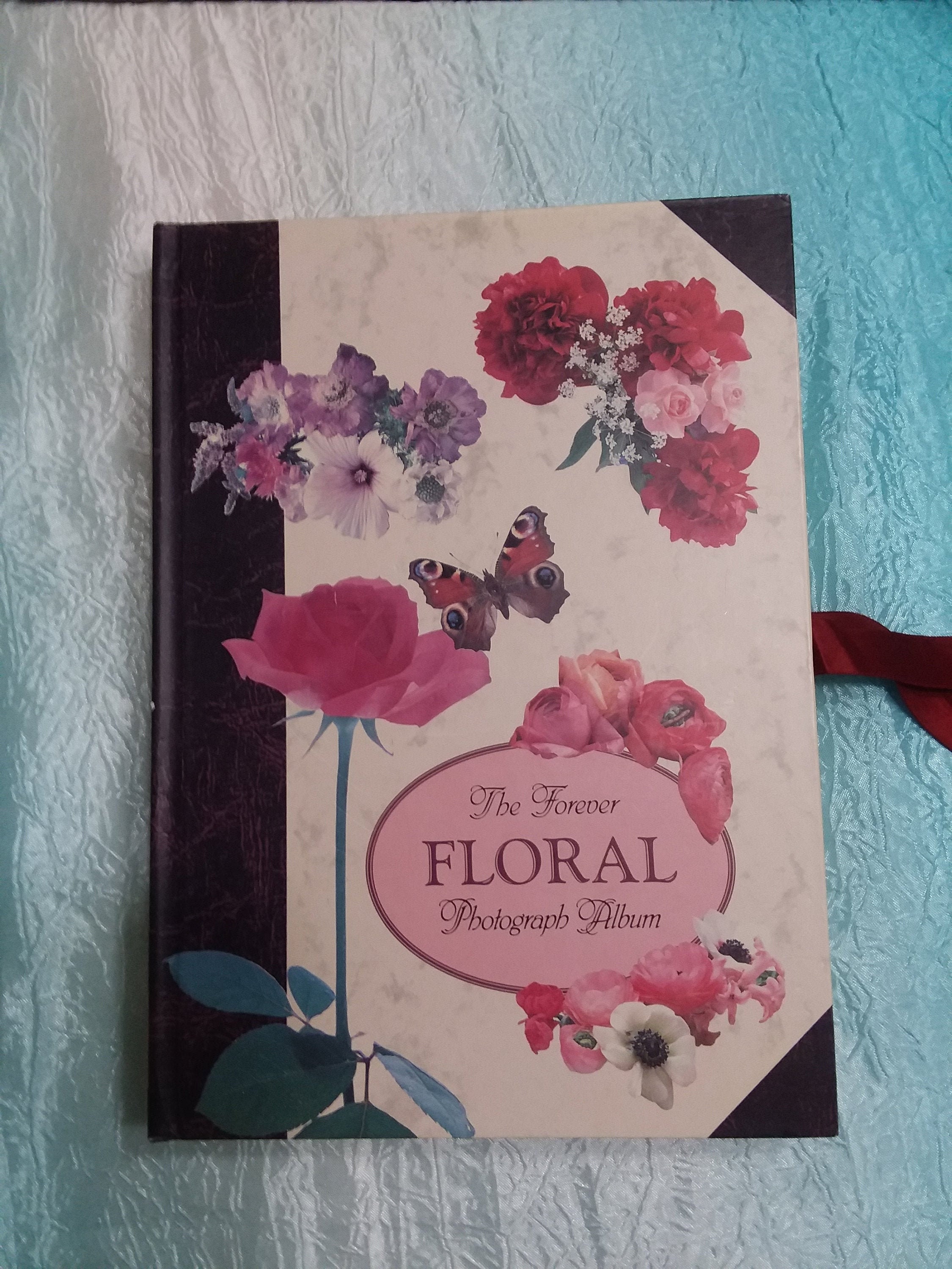 The Forever Floral Photograph Album Hardcover Memory Book - Etsy UK