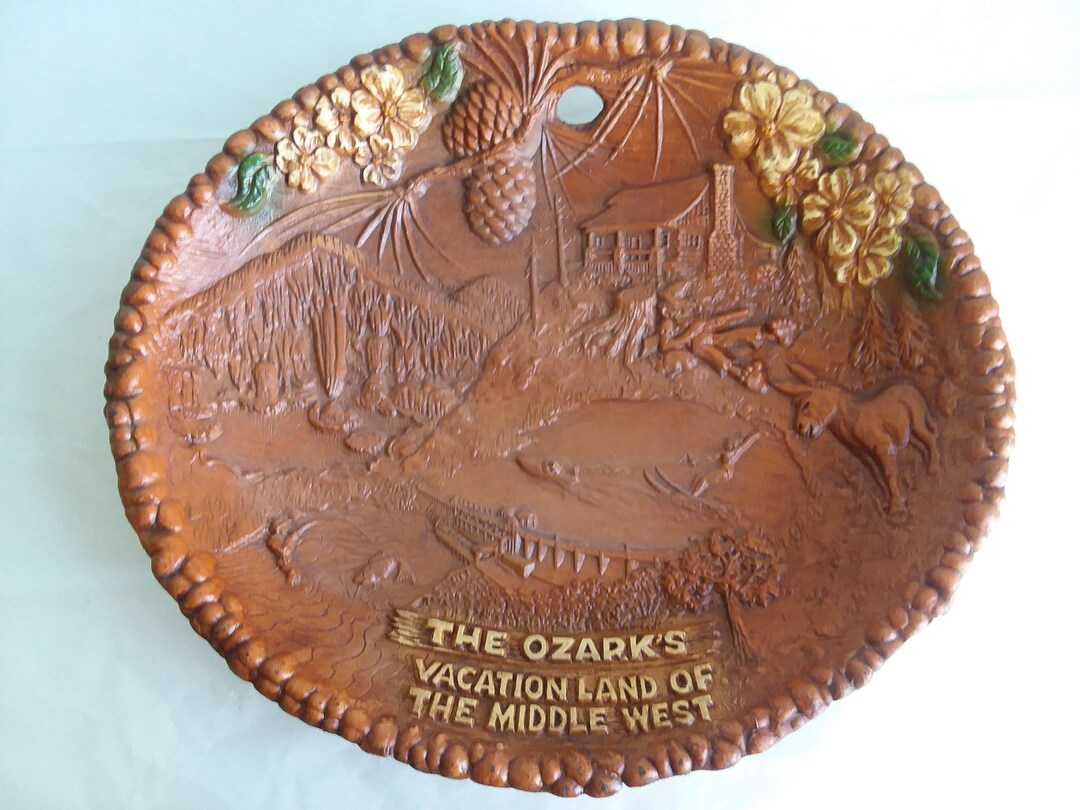 Plate Souvenir Carved Concave Wall Hanging Plaque, Tray, Platter, the ...