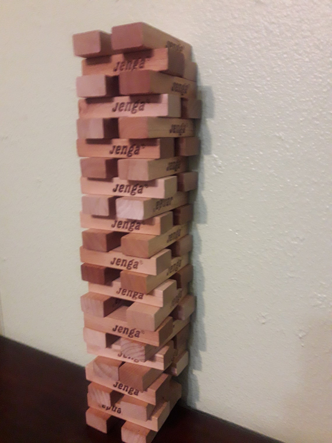 Vintage Jenga Classic Wood Puzzle Block Building Game 1995 - Etsy