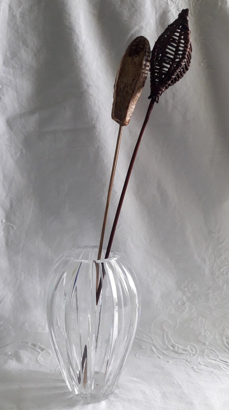 Vintage Clear Cut Crystal Bud Vase, Art Deco Collectible Decor - Etsy