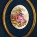 Vintage Framed Miniature CAMEO Porcelain on Velour Courting - Etsy