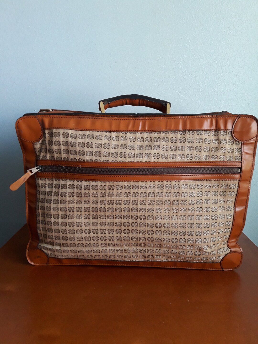 Sam Beer Weekender Doctor’s Genuine Leather Bag, Brown and Beige - Rare ...