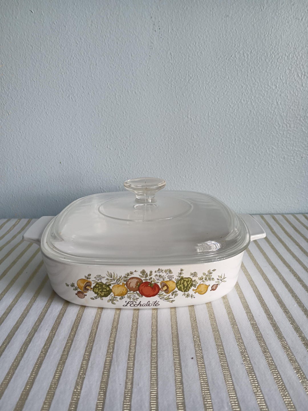 Vintage Corning Ware Spice of Life Lechalote A-8-B Bake Casserole Dish ...