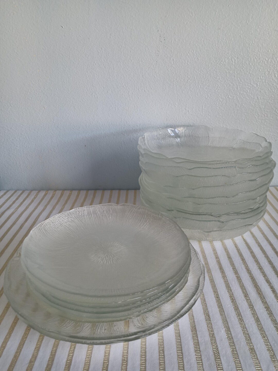 Arcoroc France Dinner, Luncheon Plates & Salad/dessert Plates, Fleur ...