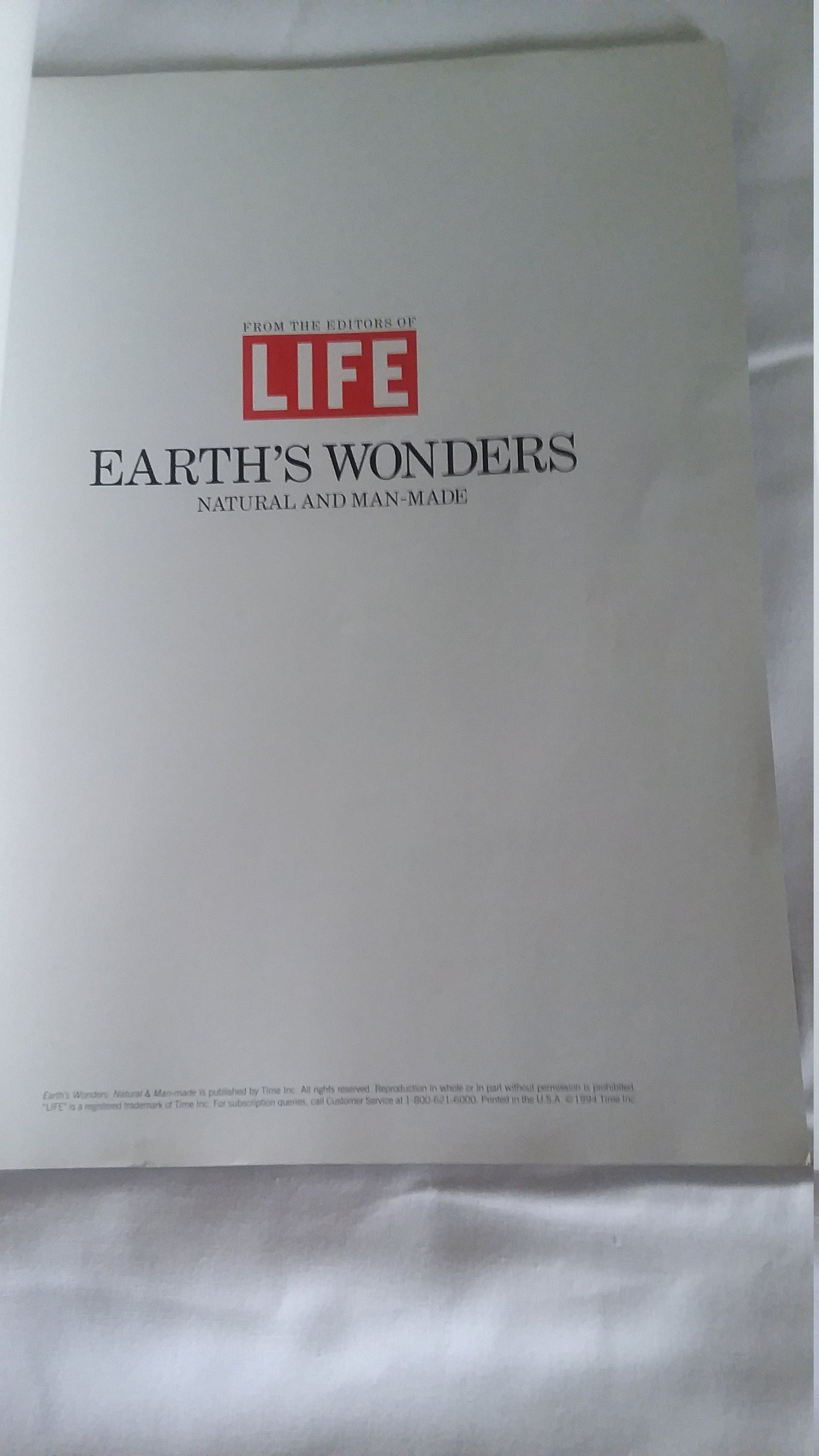 Vintage Life Magazine Earths Wonders: Natural and Man-made by - Etsy