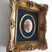 Vintage Framed Miniature CAMEO Porcelain on Velour Courting - Etsy