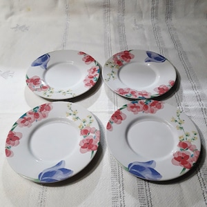 International China Stoneware Plate Floradale Pattern, Multicolor ...