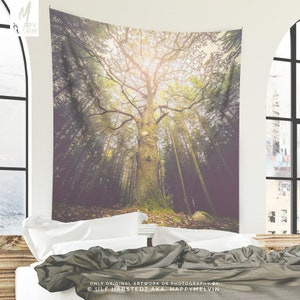 Magical Tree Tapestry Nature Wall Tapestry Large Dorm Wall - Etsy