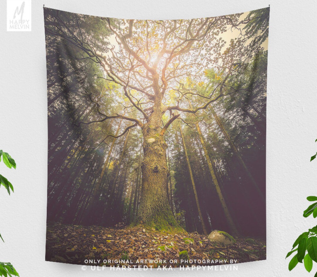Magical Tree Tapestry Nature Wall Tapestry Large Dorm Wall - Etsy