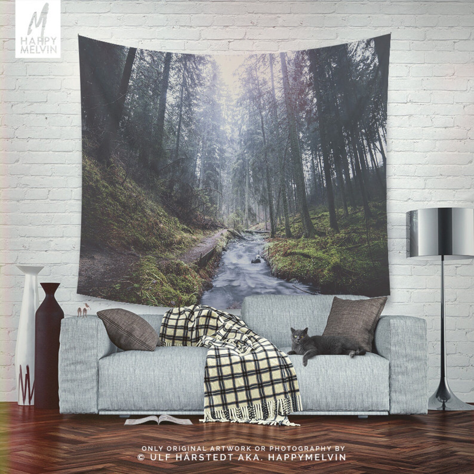 Wanderlust Forest Tapestry Large Dorm Wanderlust Wall - Etsy
