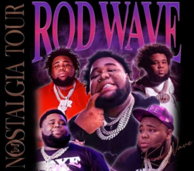 Rod Wave Nostalgia Tour Tumbler PNG-JPG Downloadable File, 20oz Skinny ...