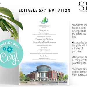 Groundbreaking Ceremony Grand Opening Gala Invitation - Etsy
