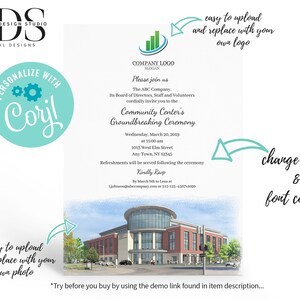 Groundbreaking Ceremony Grand Opening Gala Invitation - Etsy