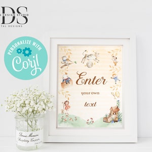 Mother Goose Nursery Rhyme - 8x10 Make Your Own Sign Bundle and Save ...